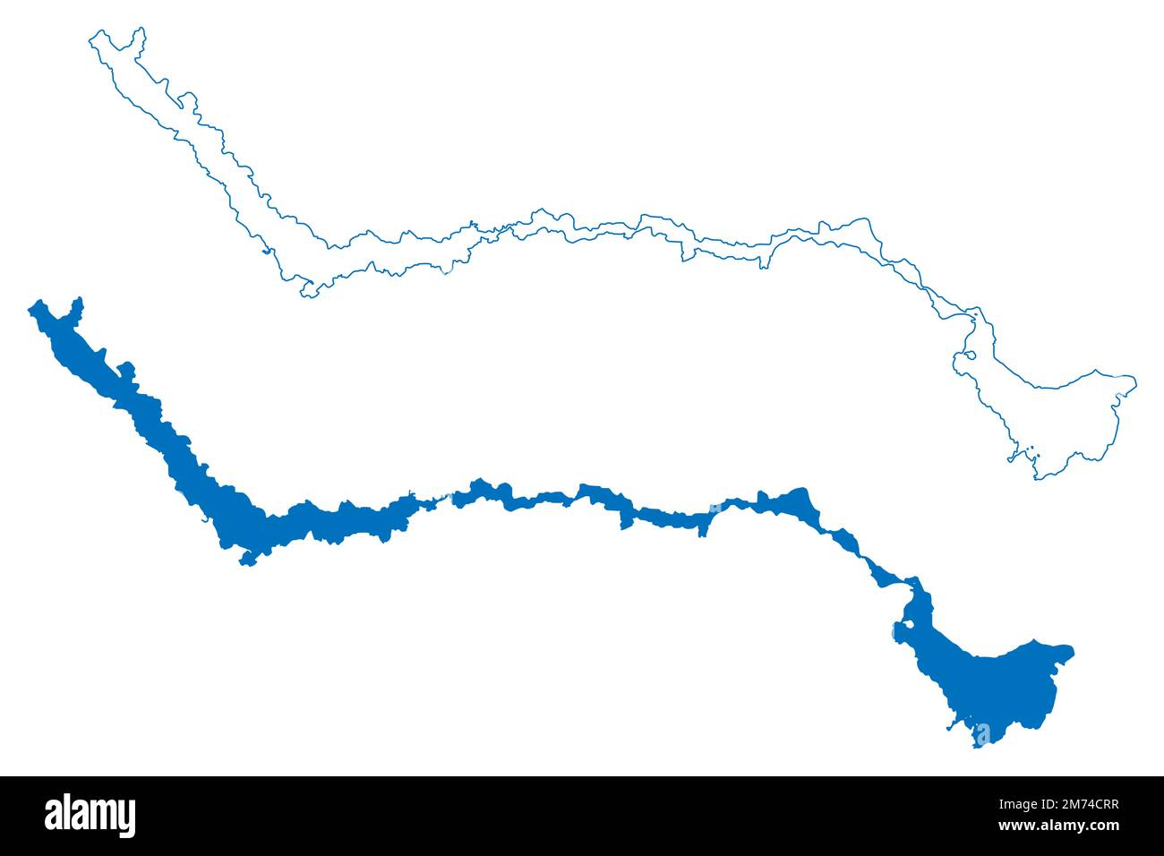 Lake Pangong Tso (People's Republic of China, Republic of India) map ...