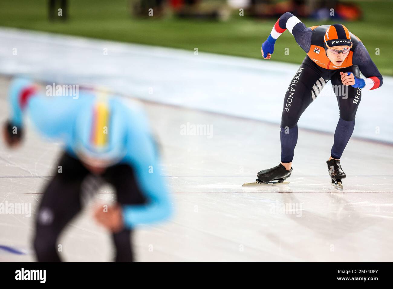 HAMAR - Marcel Bosker (NED) in the men's 5000 meters all-around during ...
