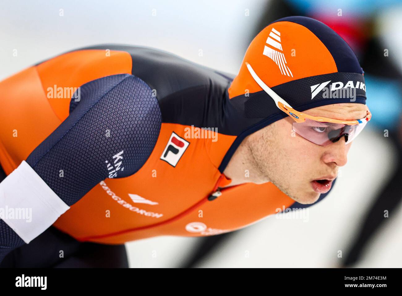 HAMAR - Marcel Bosker (NED) in the men's 5000 meters all-around during ...