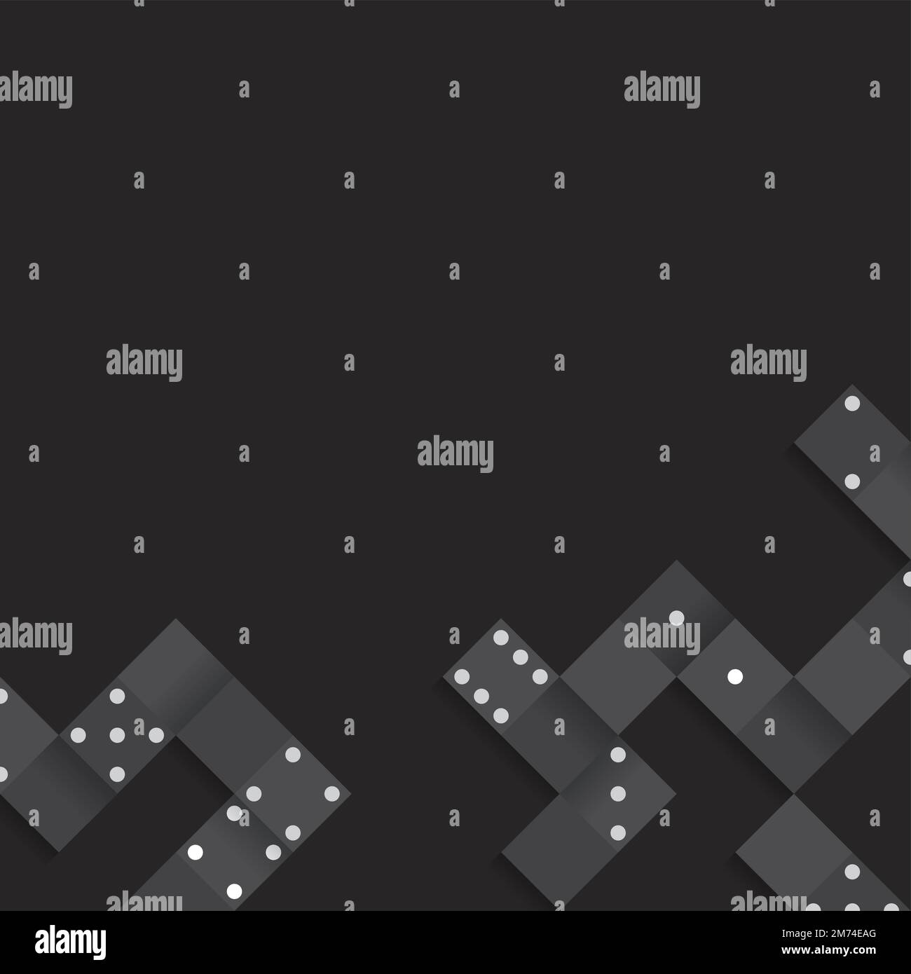 Black blocks frame on blank black background vector Stock Vector Image ...