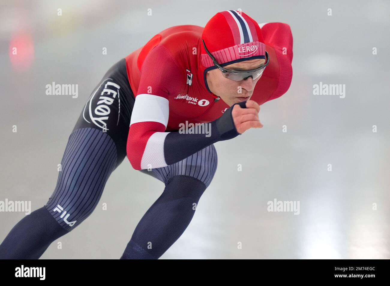 HAMAR, NORWAY - JANUARY 7: Odin By Farstad of Norway competing on the ...