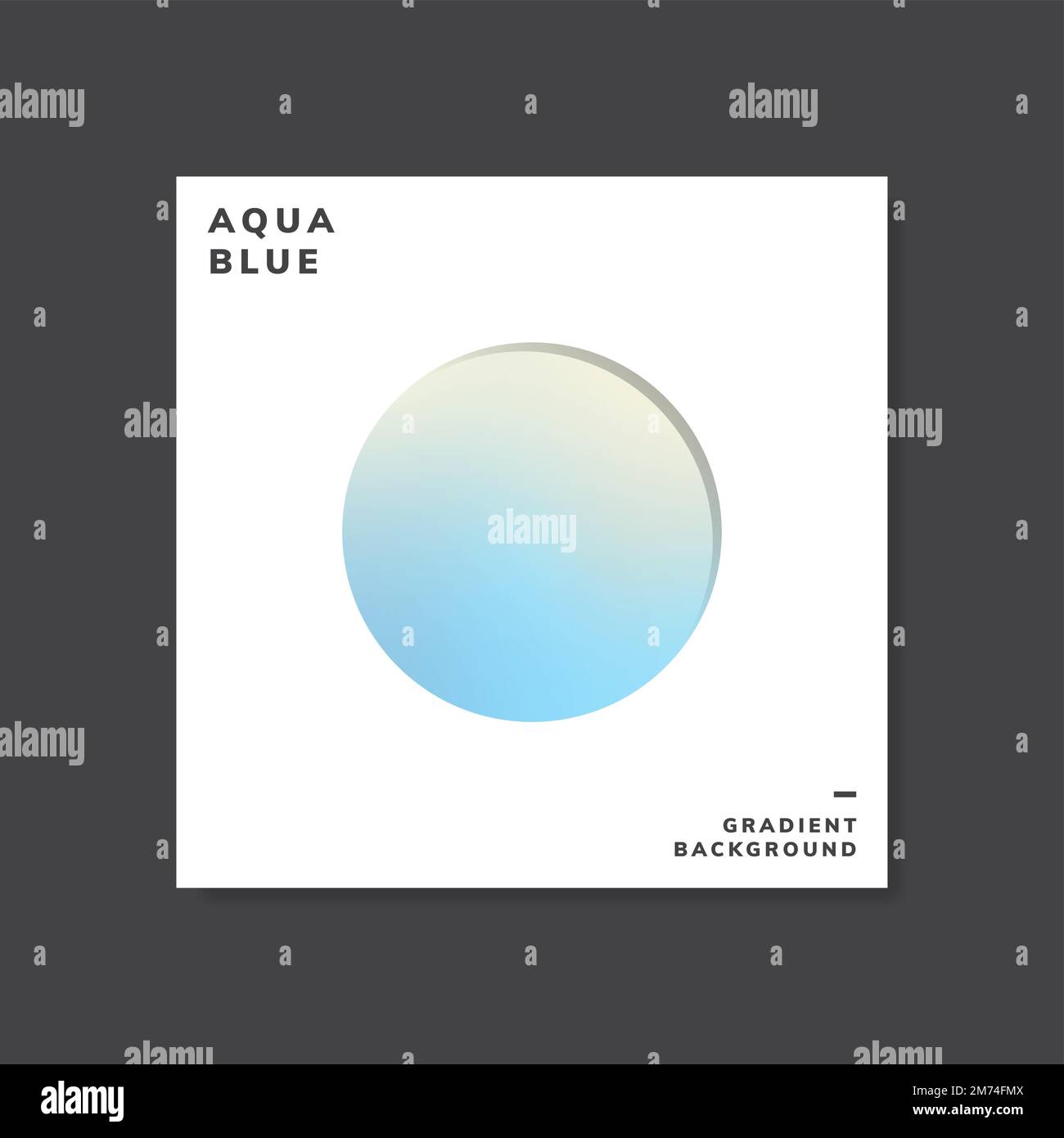 Blue holographic gradient background design sample Stock Vector Image ...