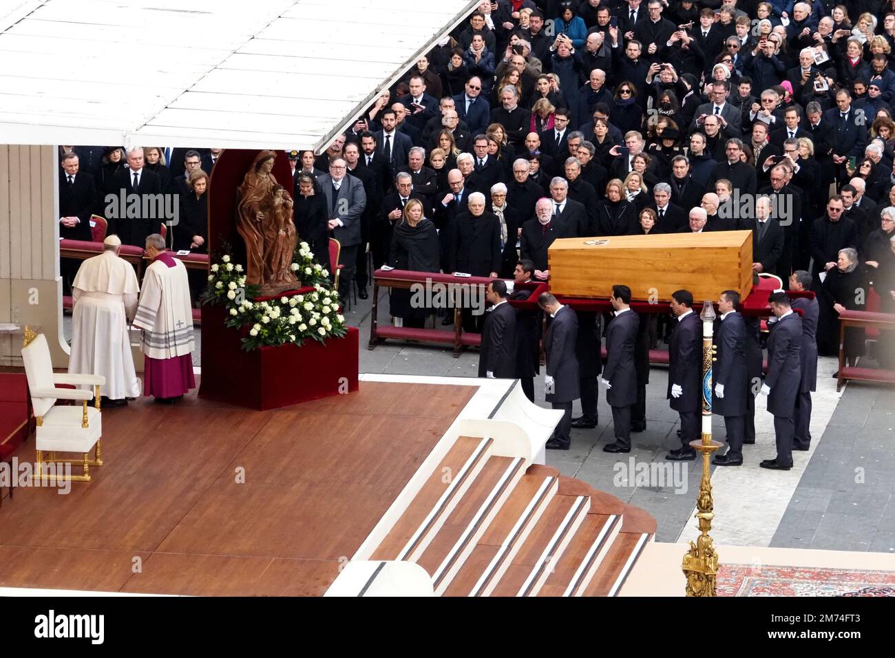 Funeral of Joseph Aloisius Ratzinger "Pope Benedict XVI" held in St ...