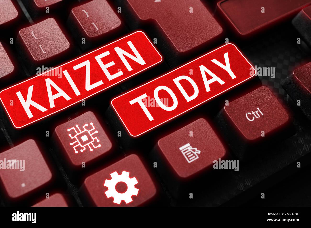 Conceptual display Kaizen. Word Written on a Japanese business ... Conceptual display Kaizen. Word Written on a Japanese business ...