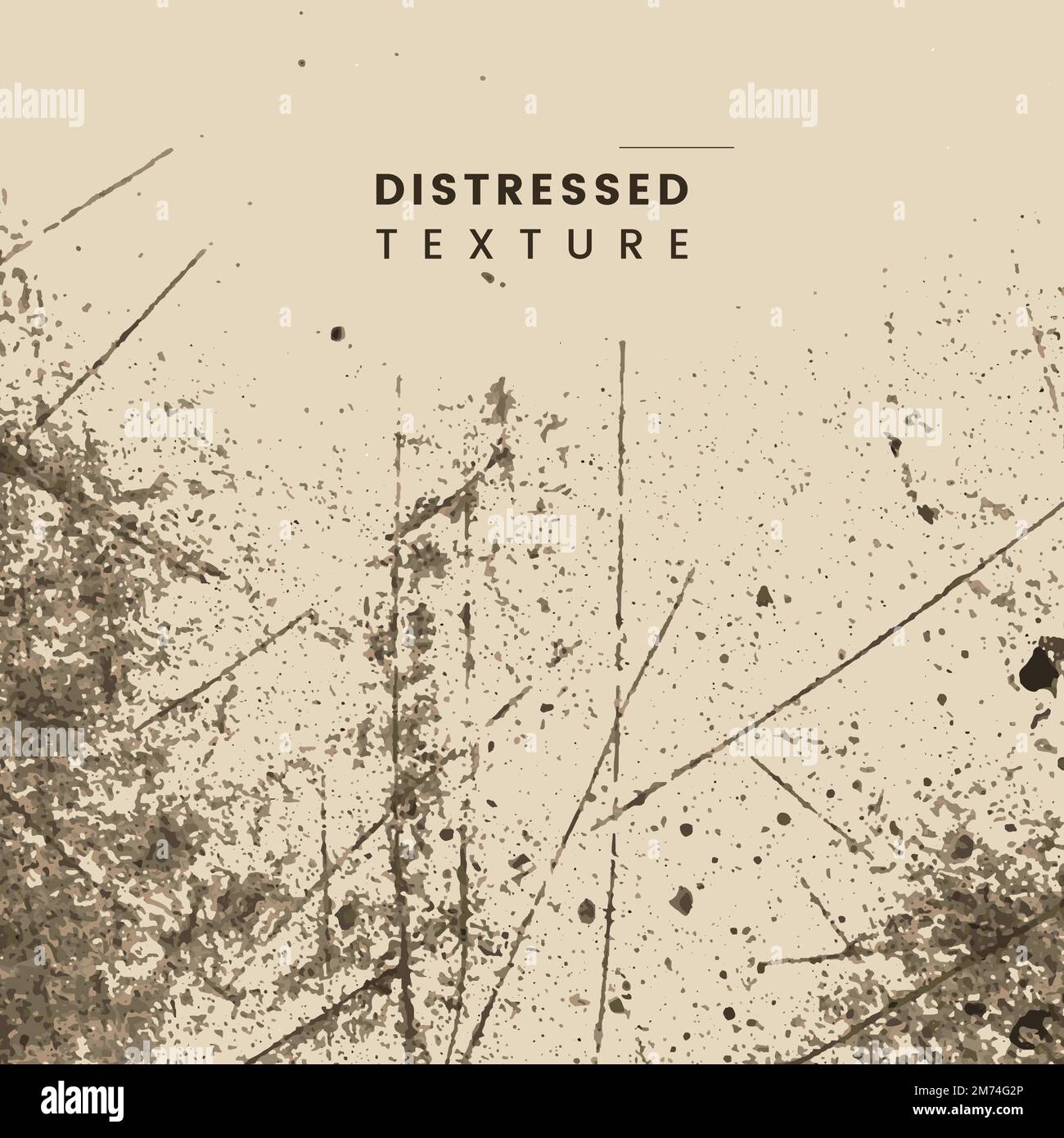 Grunge beige distressed textured background Stock Vector Image & Art ...