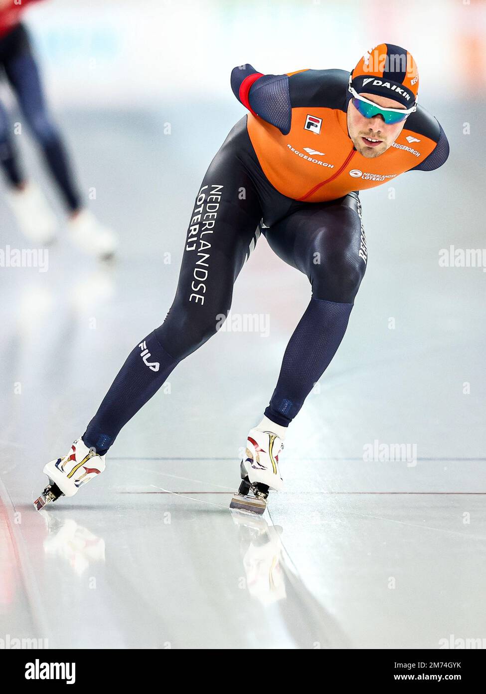 HAMAR - Patrick Roest (NED) in the men's 5000 meters all-around during ...