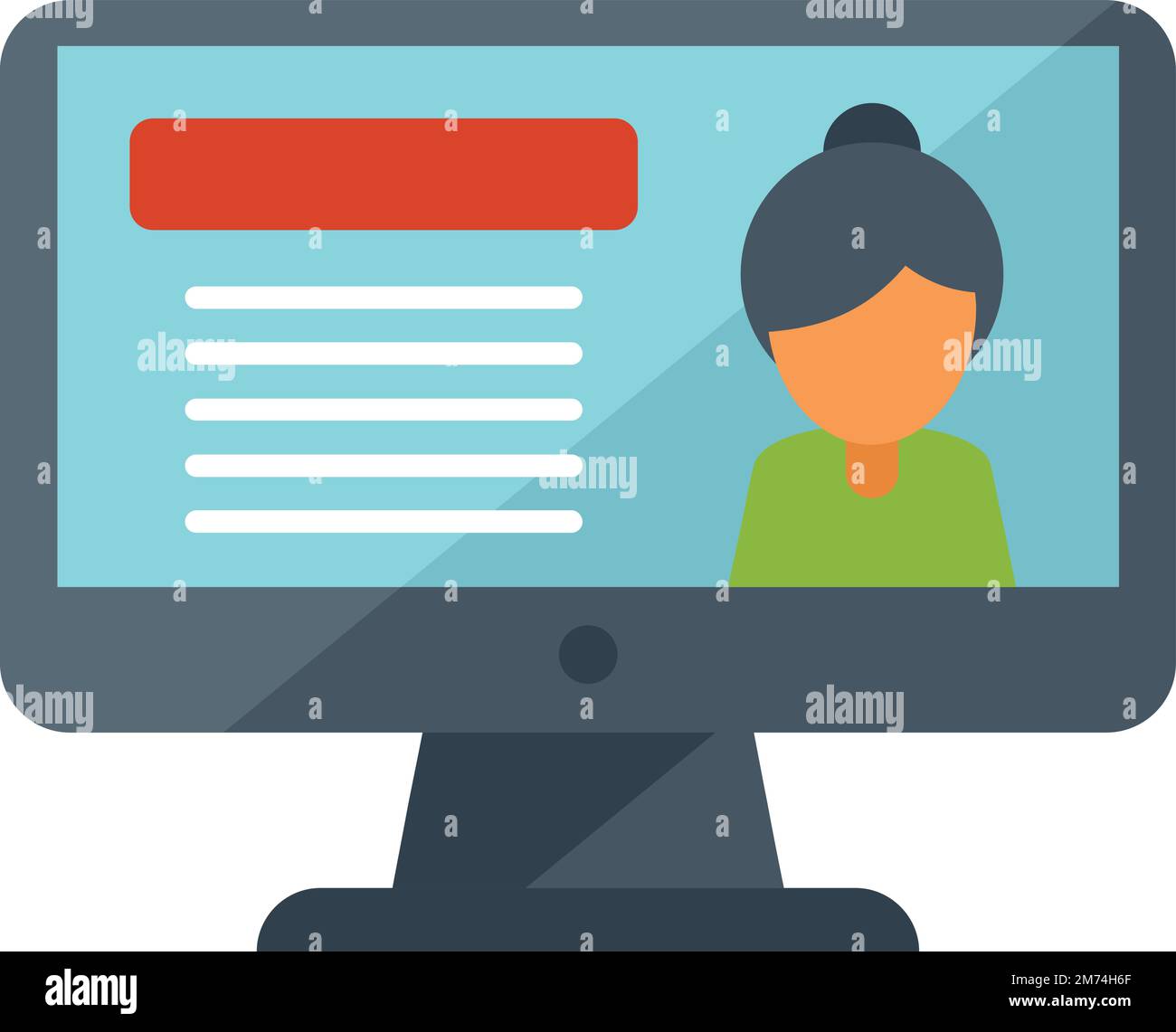 Reportage Icon Flat Vector Camera Press Tv Interview Isolated Stock Vector Image And Art Alamy