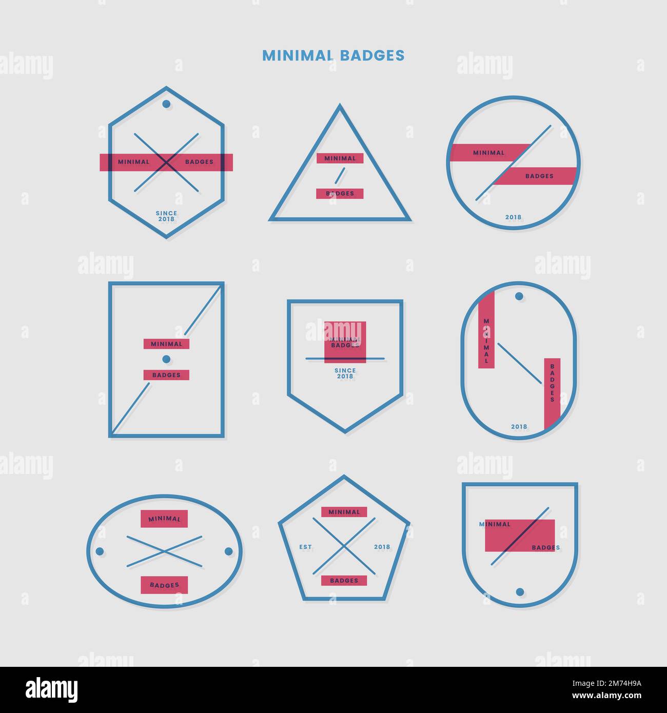 Minimal logos hi-res stock photography and images - Alamy