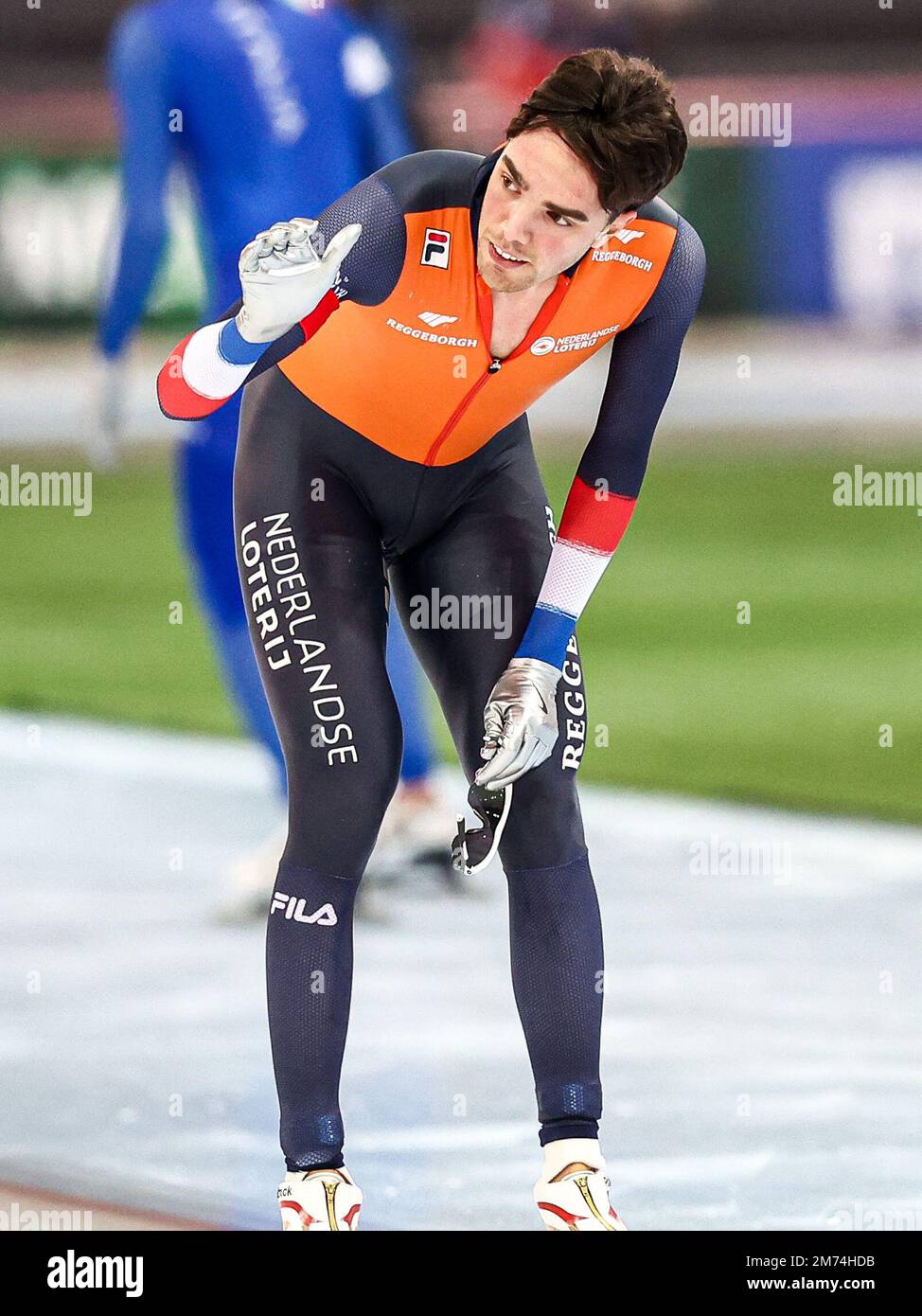 HAMAR - Patrick Roest (NED) in the men's 5000 meters all-around during ...