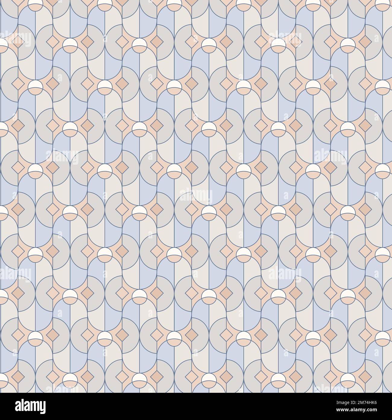 Colorful pastel geometric seamless pattern vector Stock Vector Image ...