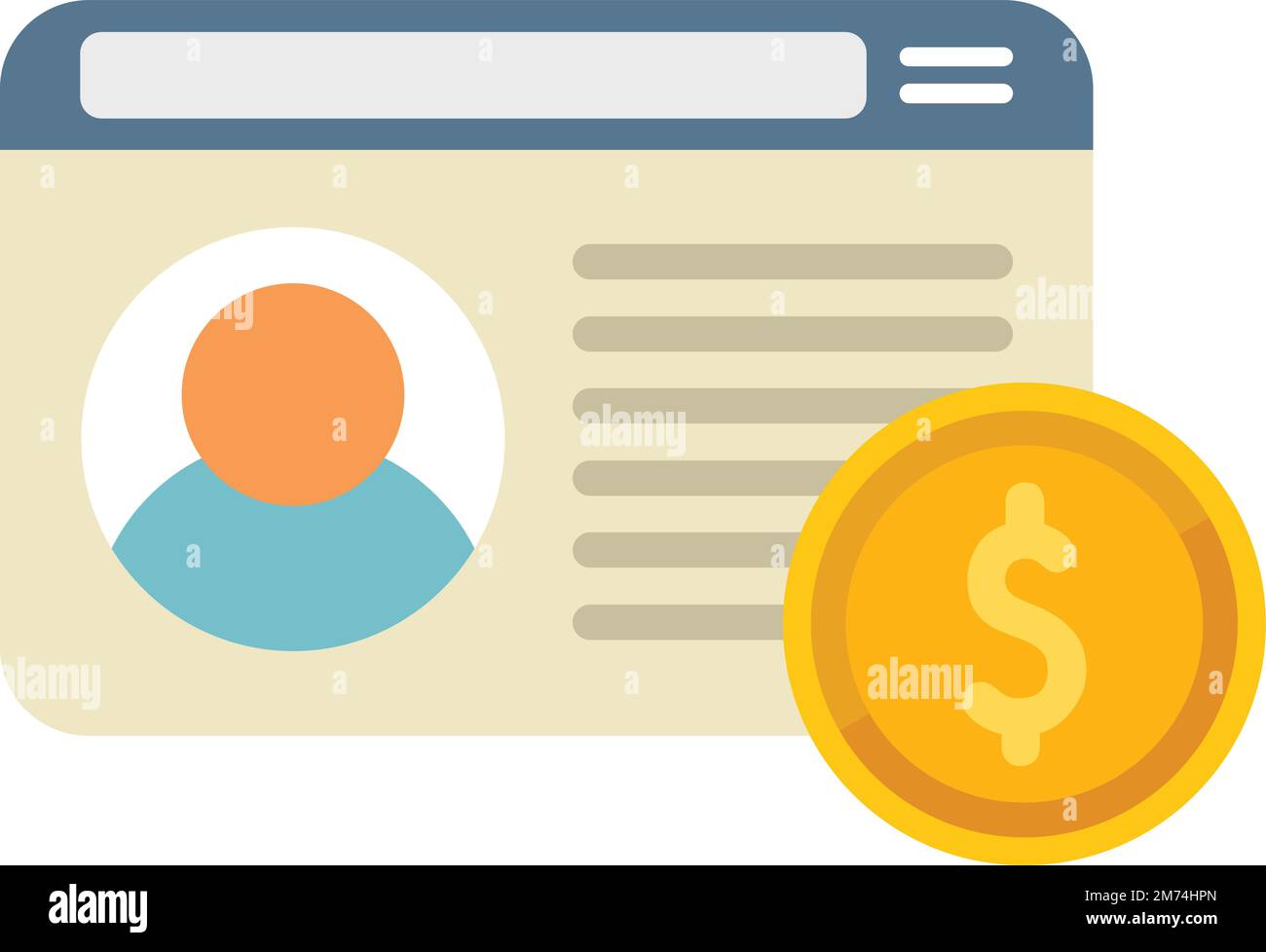 Monetization icon flat vector. Strategy monetize. Money conversion ...