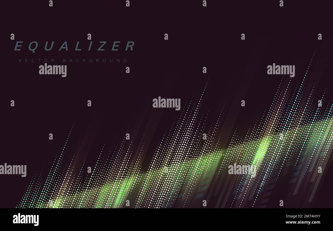 Equalizer abstract background design vector Stock Vector Image & Art ...