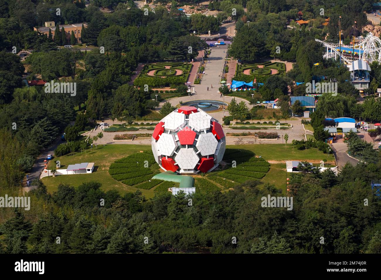 Bird's-eye view of Dalian Stock Photo - Alamy