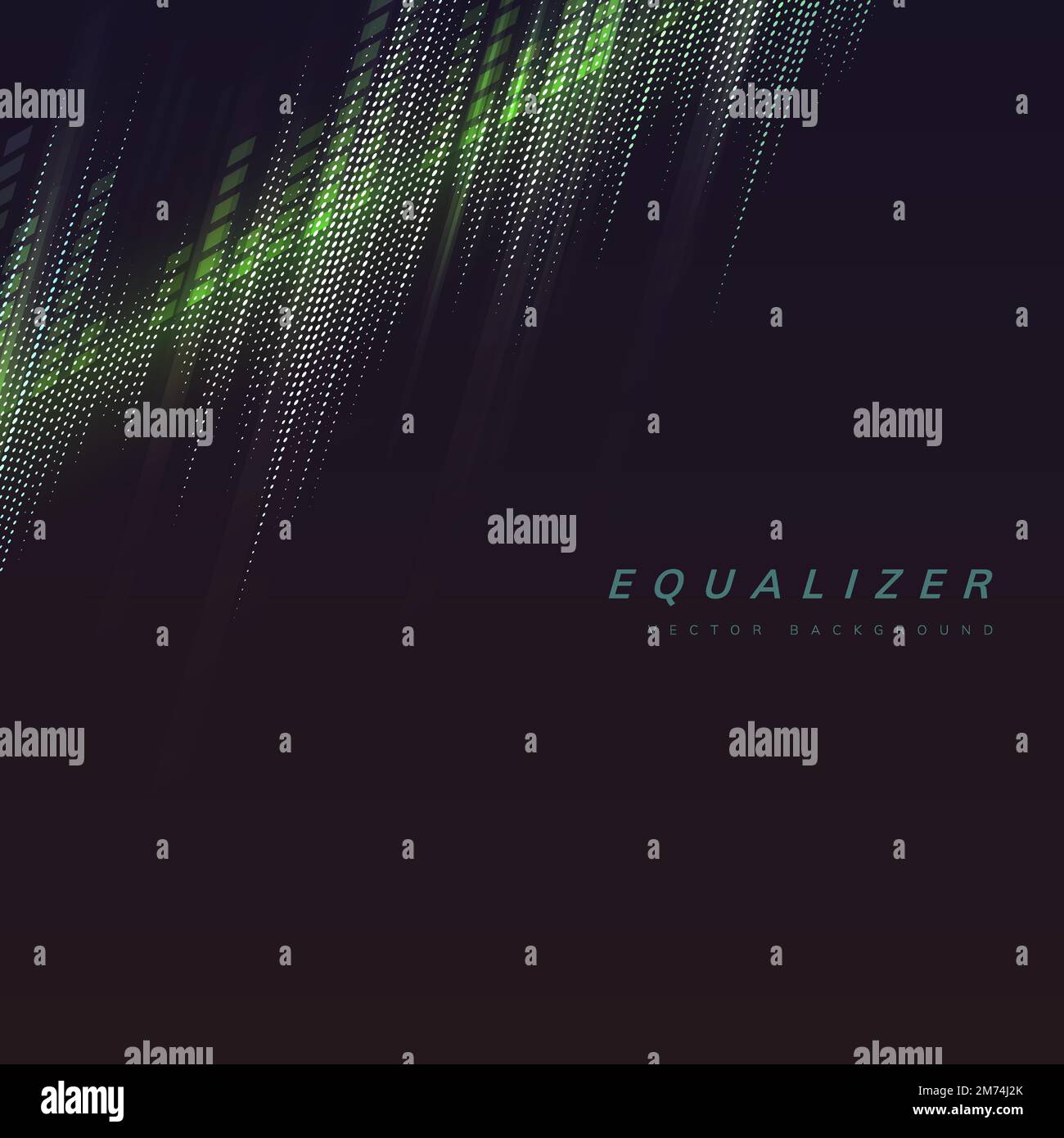 Abstract green energy equalizer Stock Vector Images - Alamy