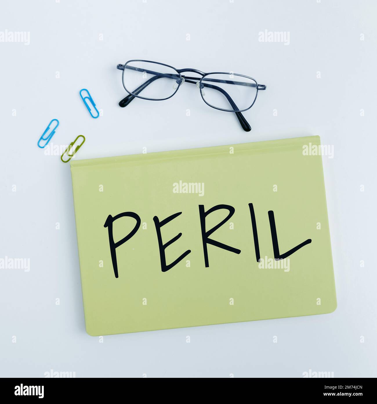 Conceptual display Peril. Concept meaning indicates something extremely ...