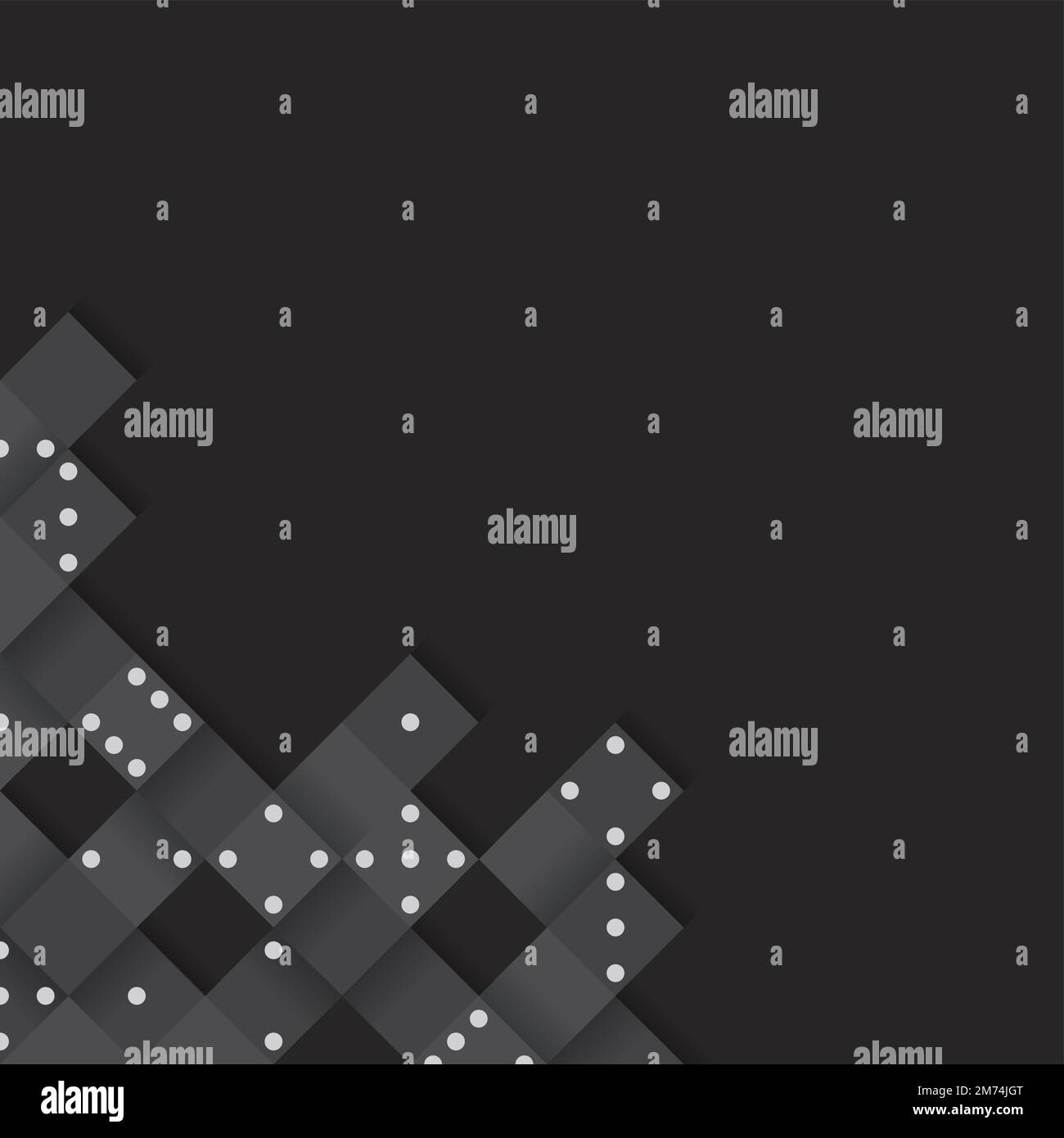 Black blocks frame on blank black background vector Stock Vector Image ...