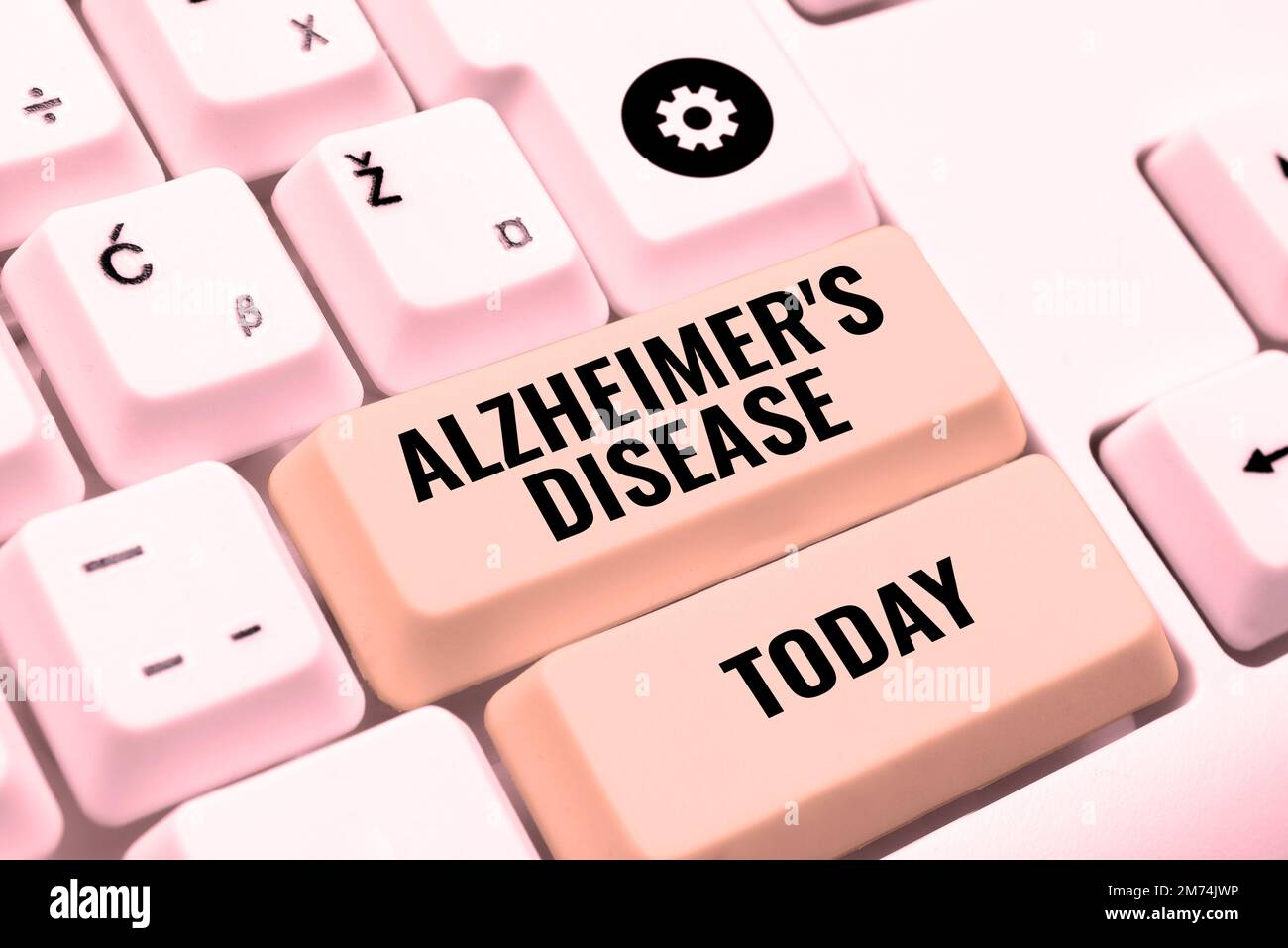 Handwriting text Alzheimer's Disease. Word for Advanced mental ...