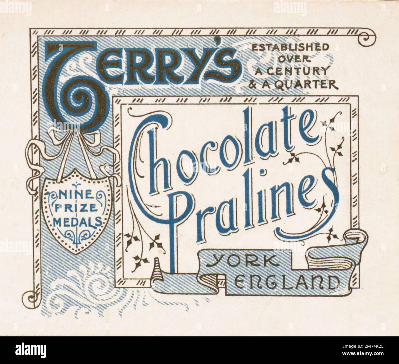 19th century advertisement chocolate hi-res stock photography and ...