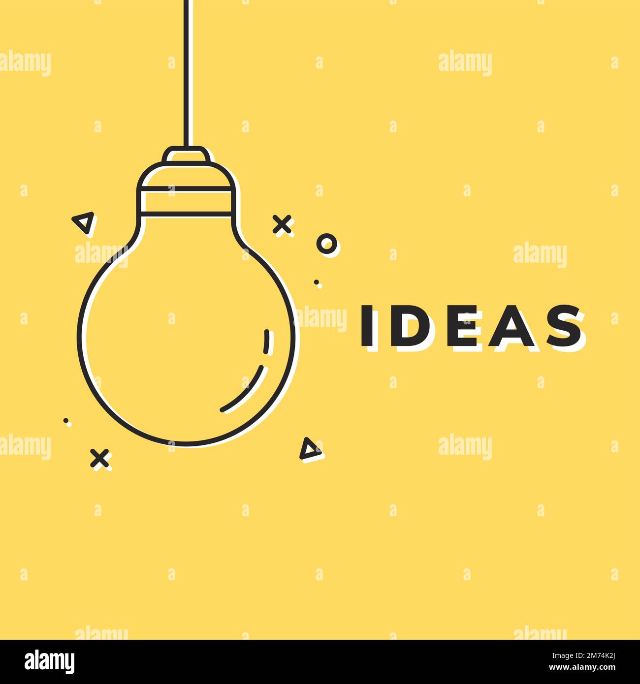 Black creative light bulb icon vector Stock Vector Image & Art - Alamy