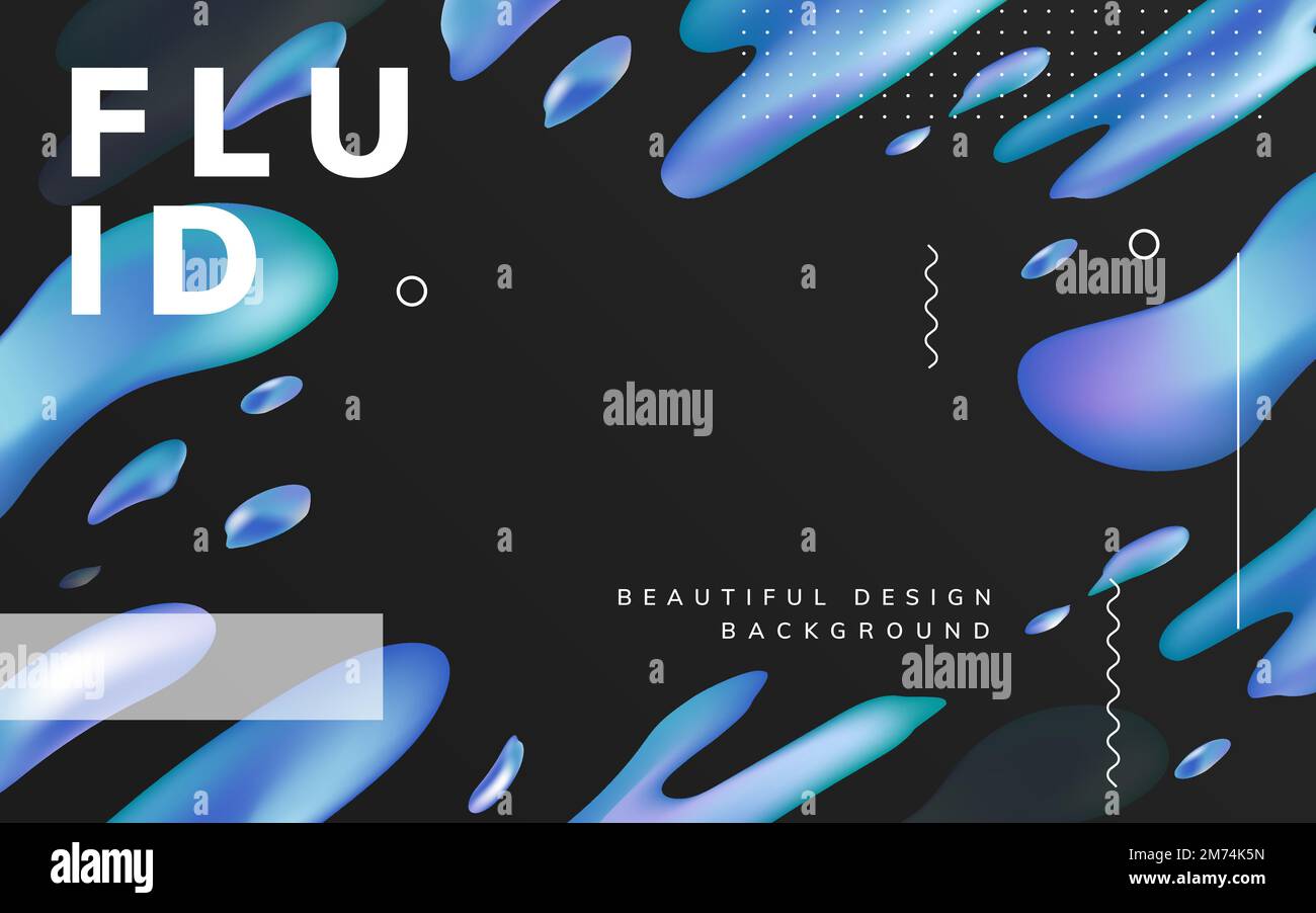 Colorful fluid gradient background vector Stock Vector Image & Art - Alamy