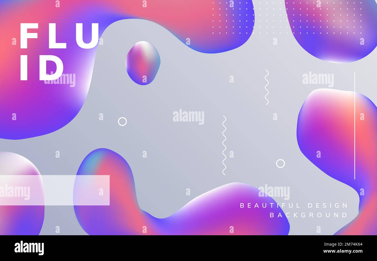 Colorful fluid gradient background vector Stock Vector Image & Art - Alamy