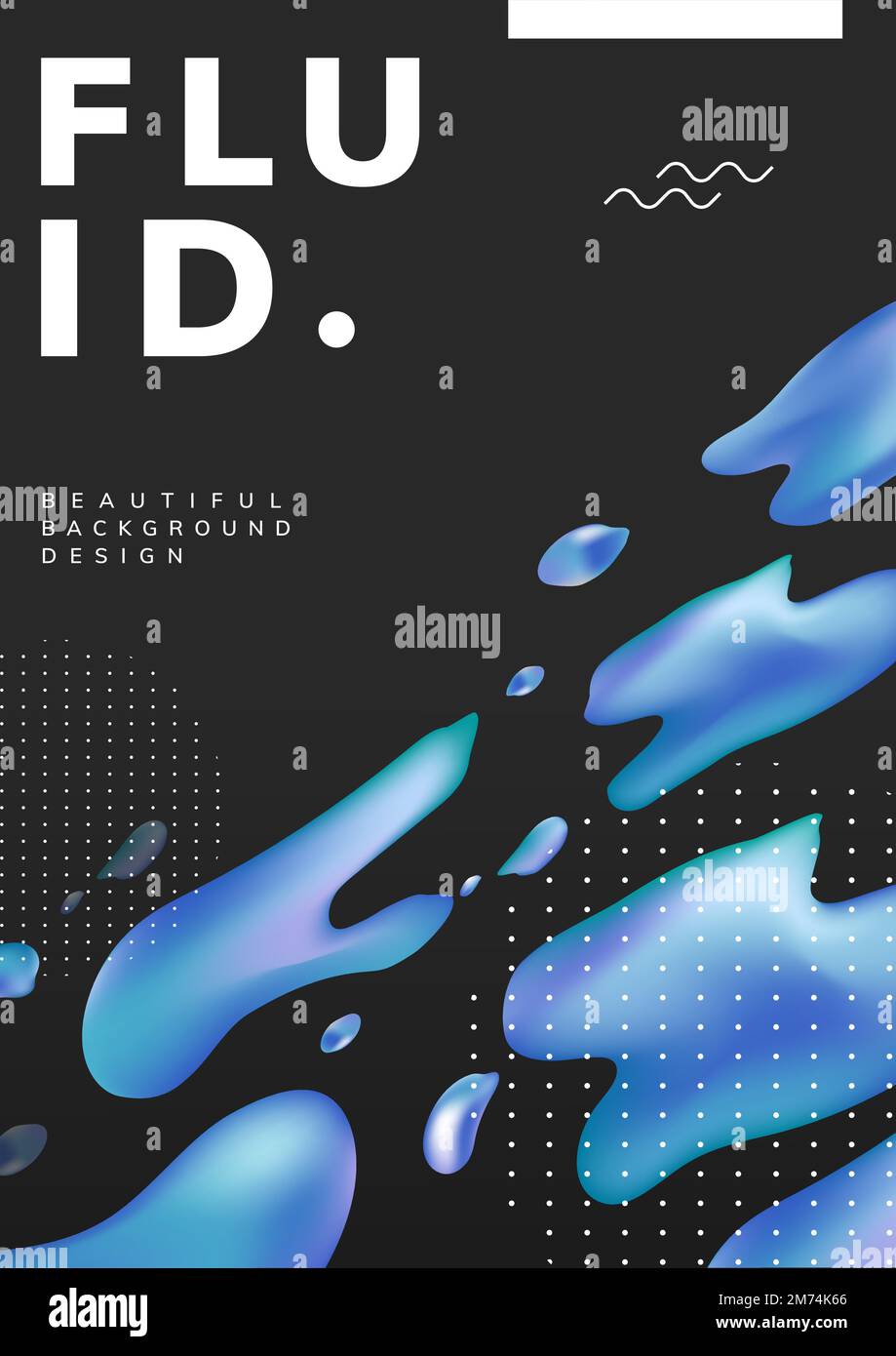 Colorful fluid gradient background vector Stock Vector Image & Art - Alamy