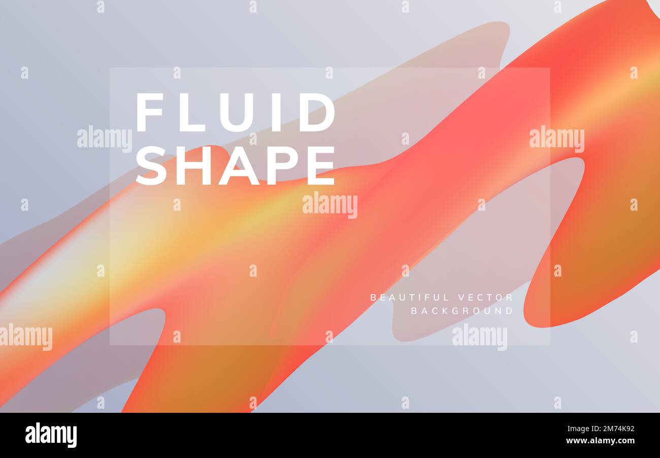 Colorful fluid gradient background vector Stock Vector Image & Art - Alamy