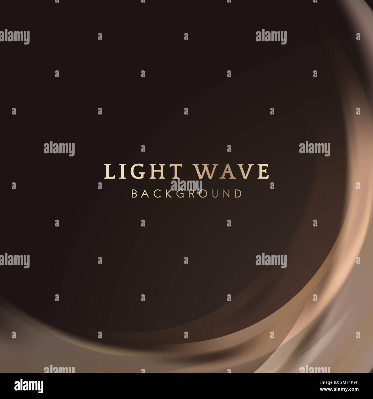 Brown light wave border background Stock Vector Image & Art - Alamy