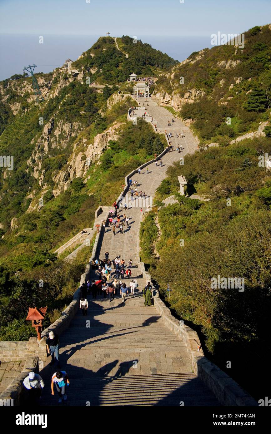 Mount Tai,Mt Tai,Shandong Stock Photo - Alamy