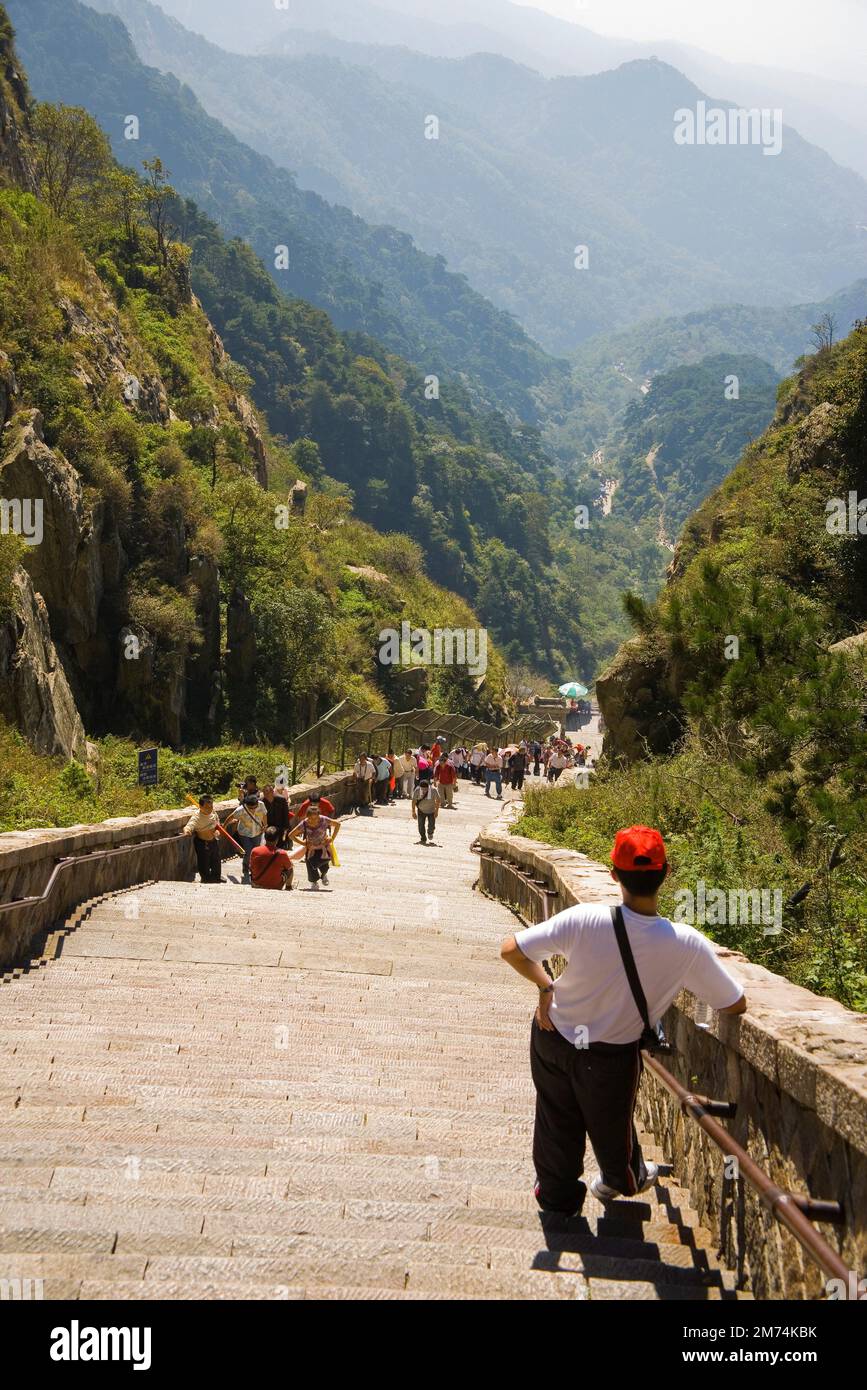 Mount Tai,Mt Tai,Shandong Stock Photo - Alamy