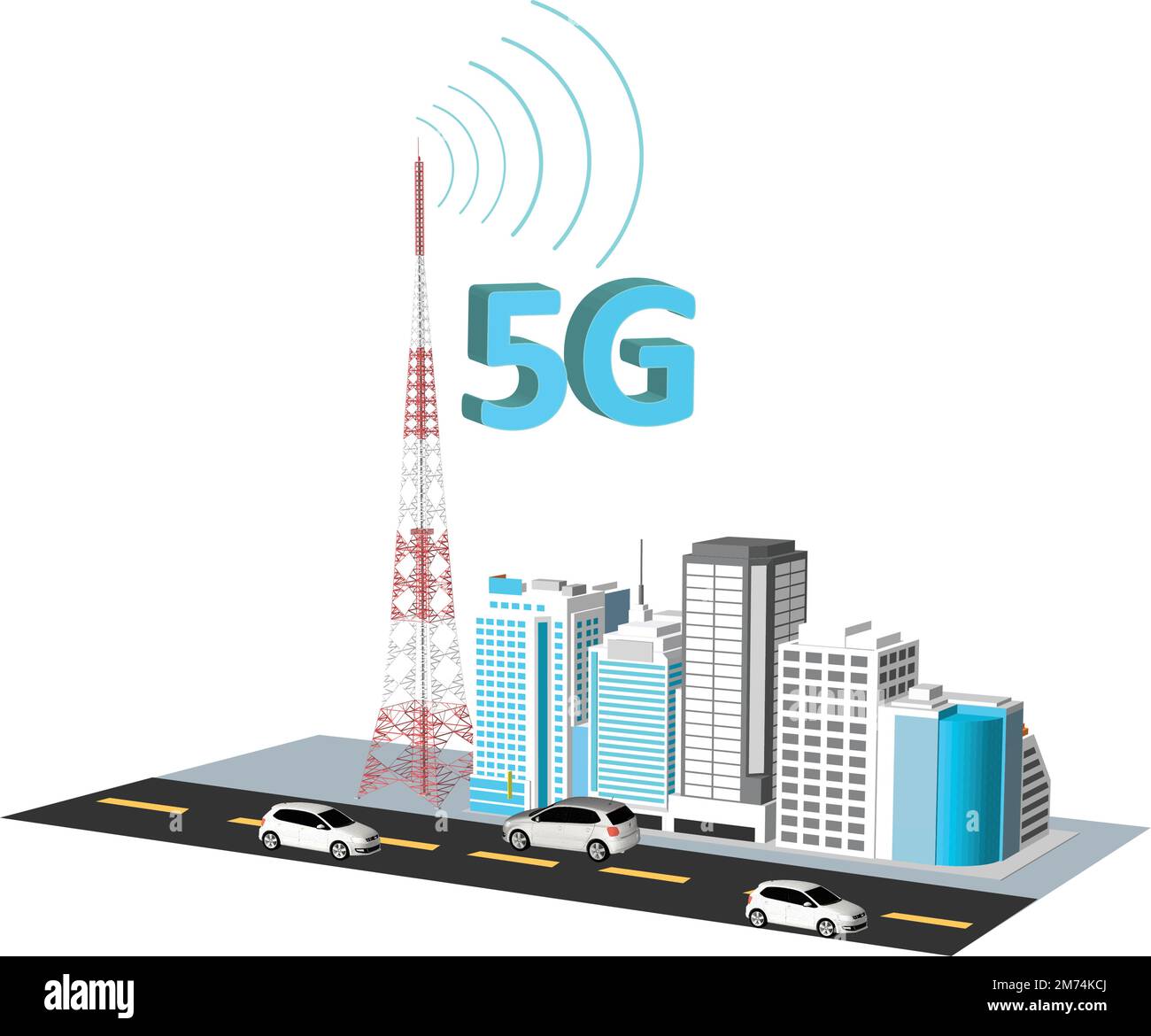 5g internet smart city information Stock Vector Images - Alamy