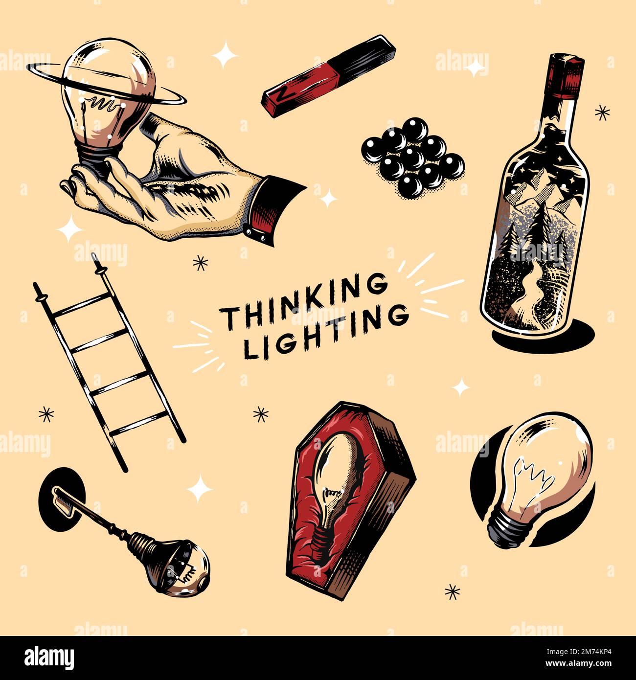 Creative thinking and new ideas concept vector Stock Vector Image & Art ...