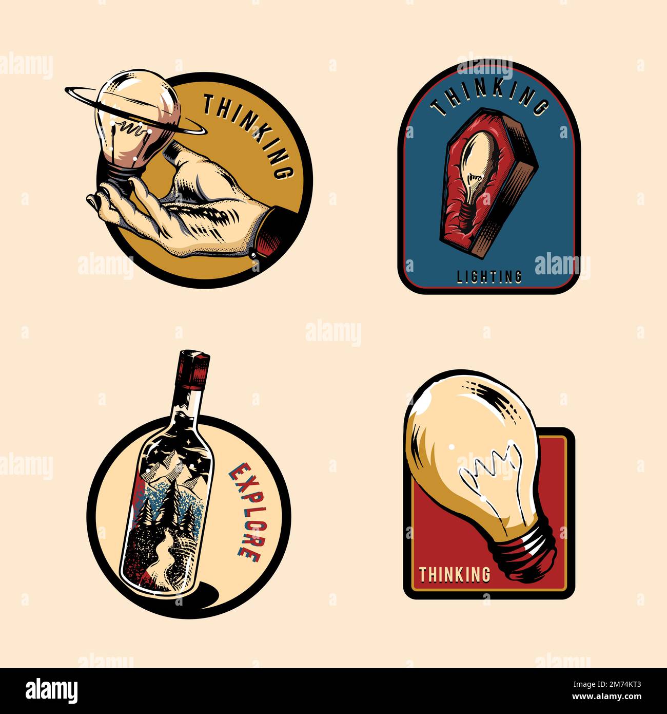 Think and explore concept illustration vector Stock Vector Image & Art ... Think and explore concept illustration vector Stock Vector Image & Art ...