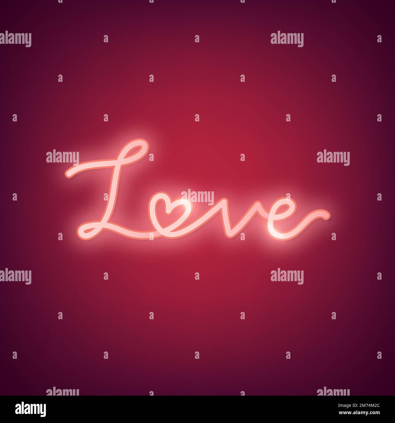 Neon party sign fluorescent light Stock Vector Images - Alamy