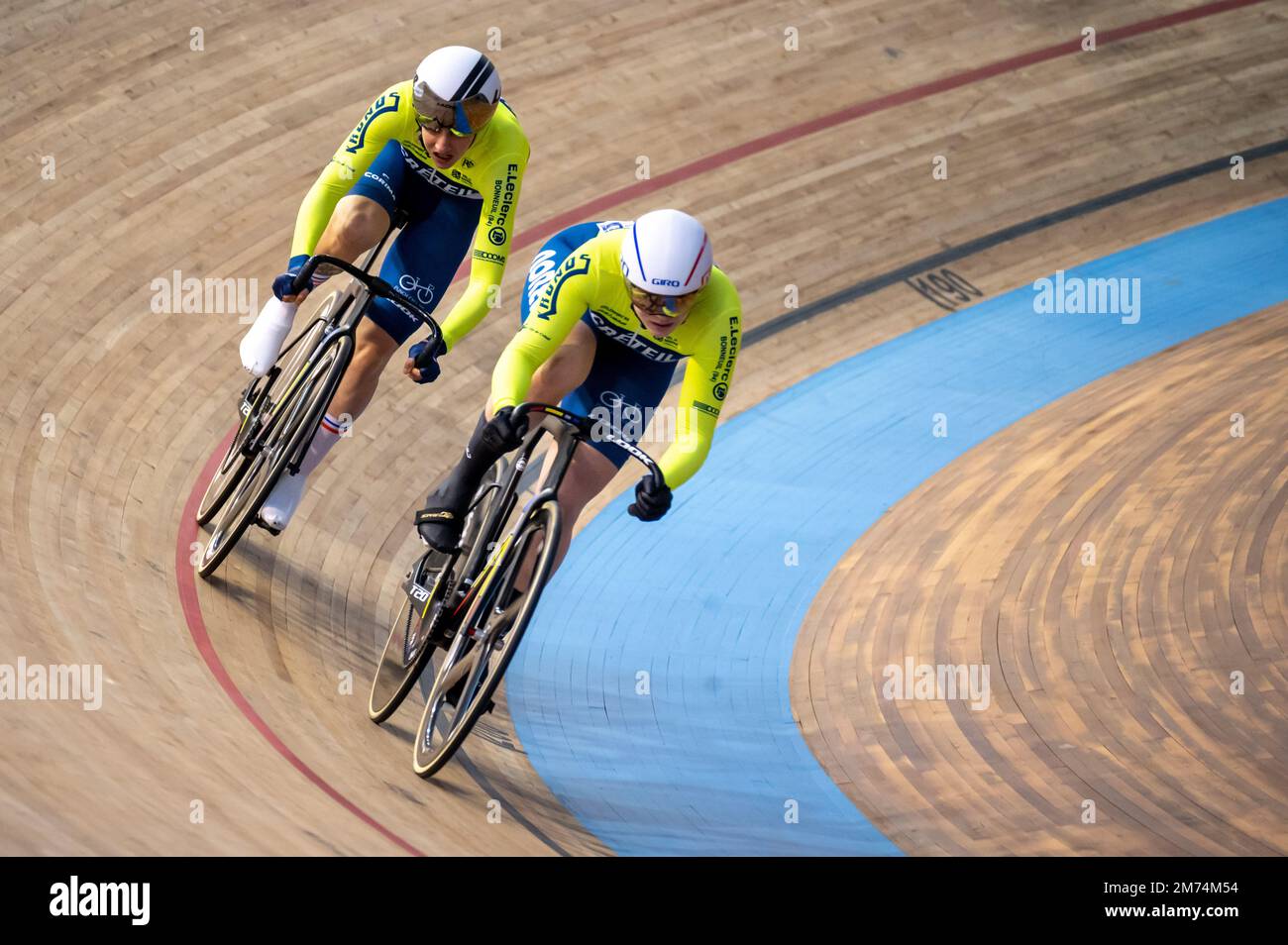 Julie MICHAUX, Women's Sprint during the Track Cycling French ...
