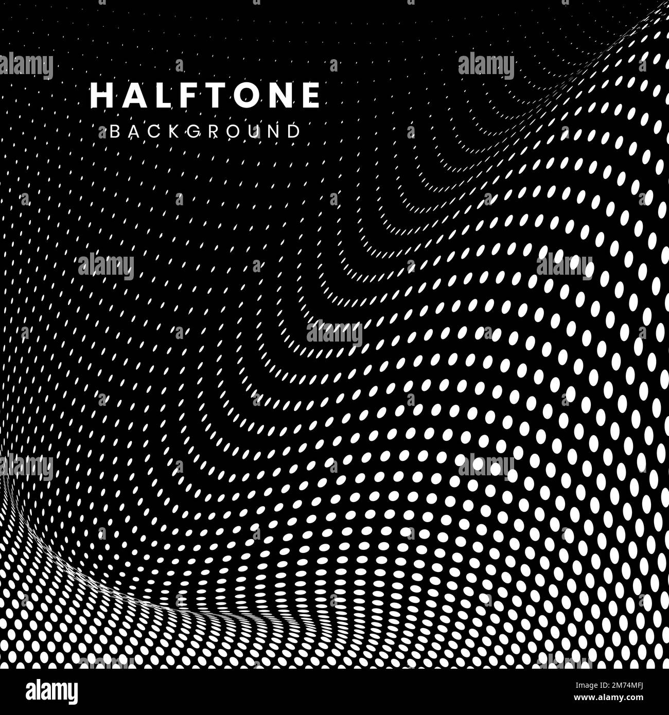 Halftone wave background comic Black and White Stock Photos & Images ...