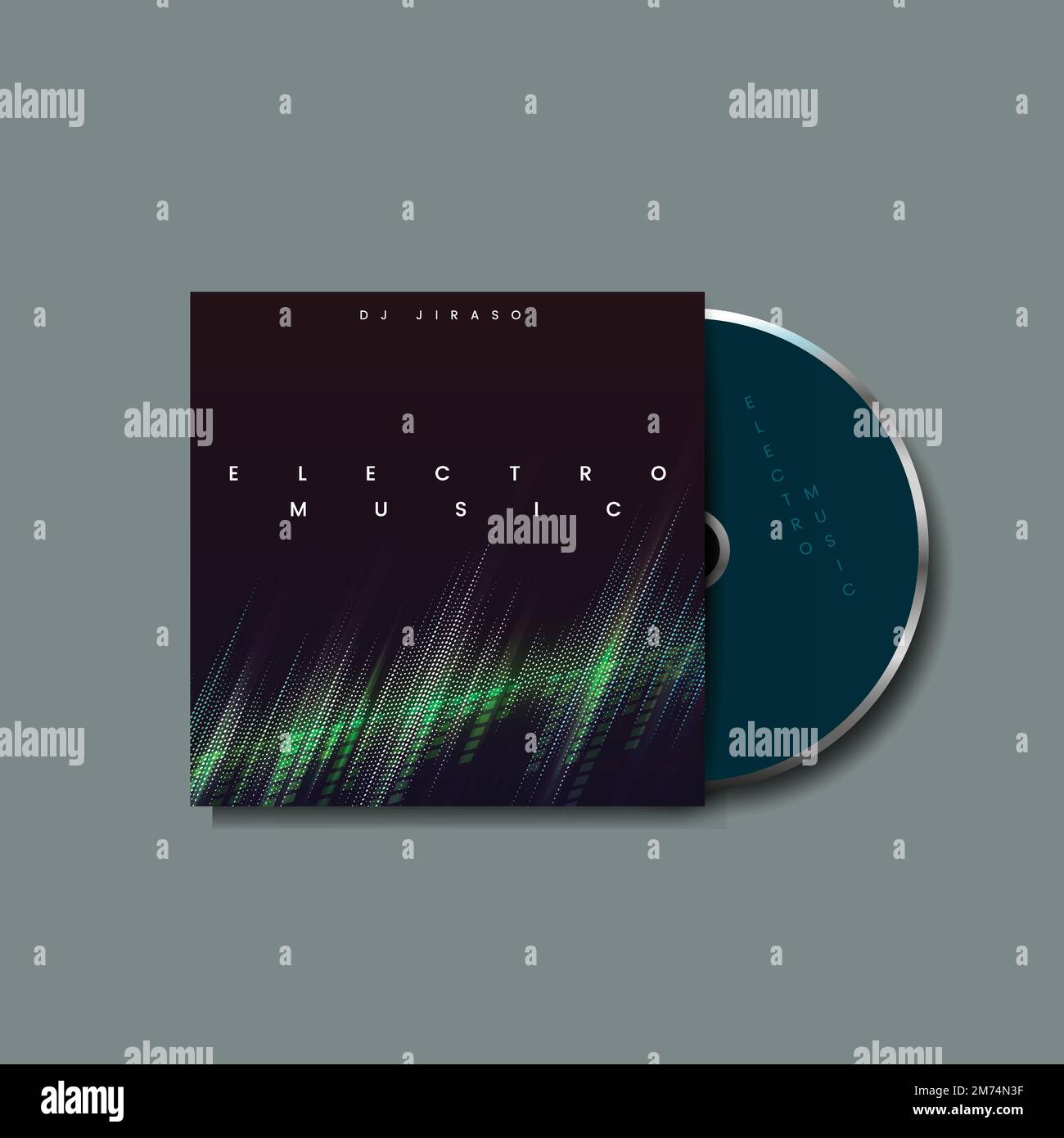 CD case layout design vector Stock Vector Image & Art - Alamy