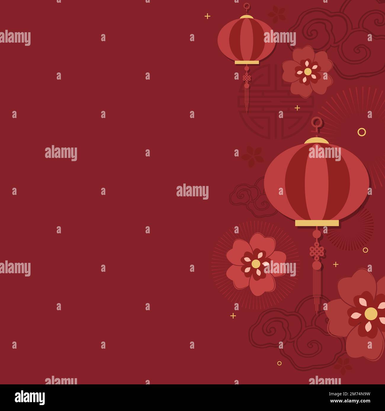 Chinese new year 2019 greeting background Stock Vector Image & Art - Alamy