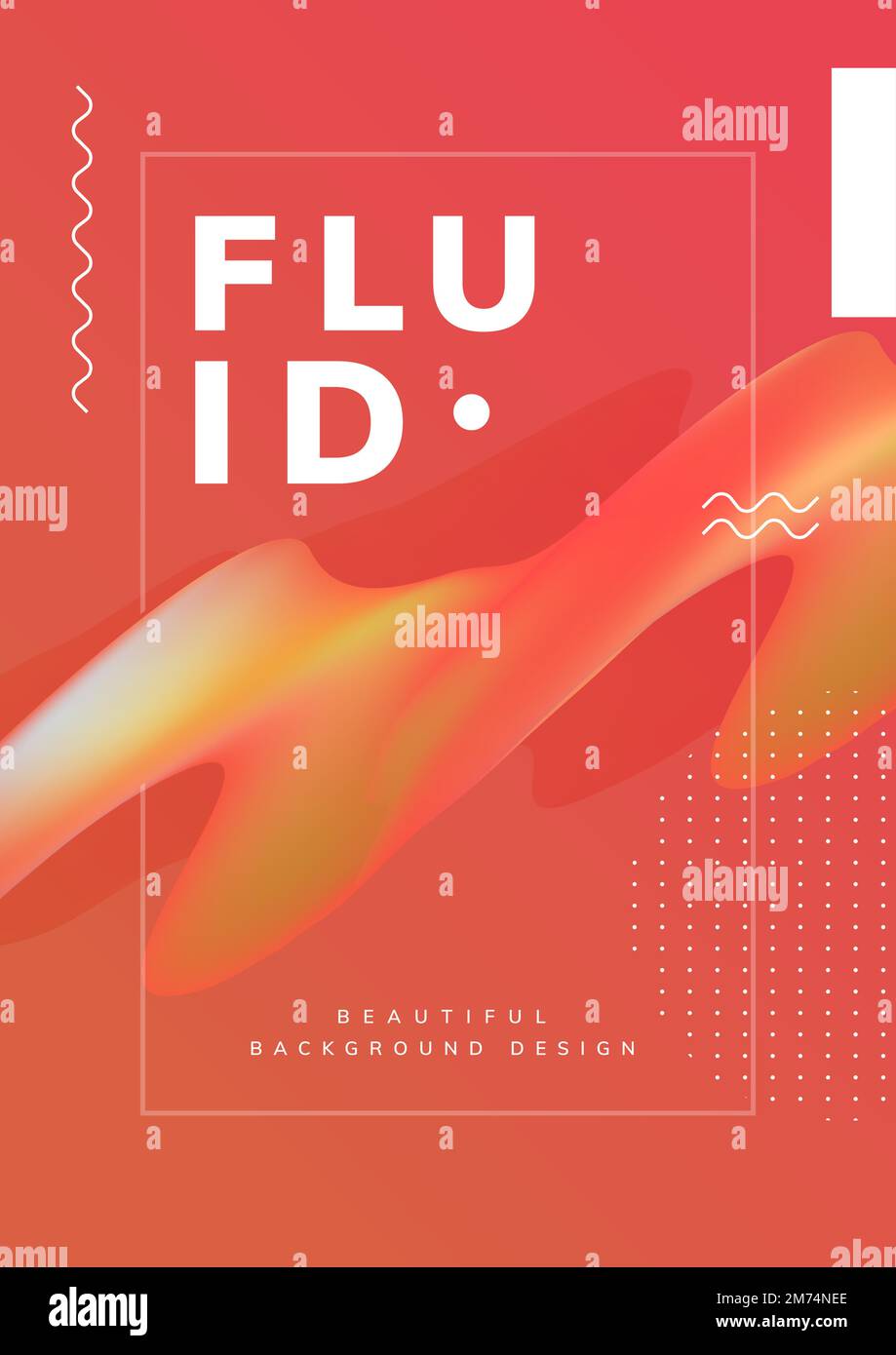 Colorful fluid gradient background vector Stock Vector Image & Art - Alamy