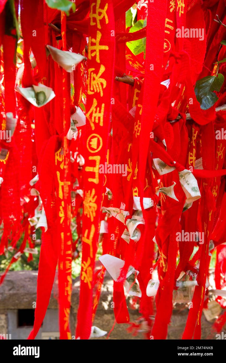 View of Mount Tai Stock Photo - Alamy