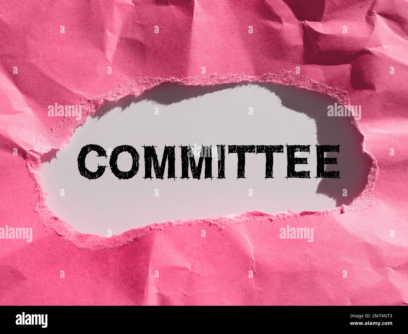 Hand writing sign Committee. Business approach Group of people ...