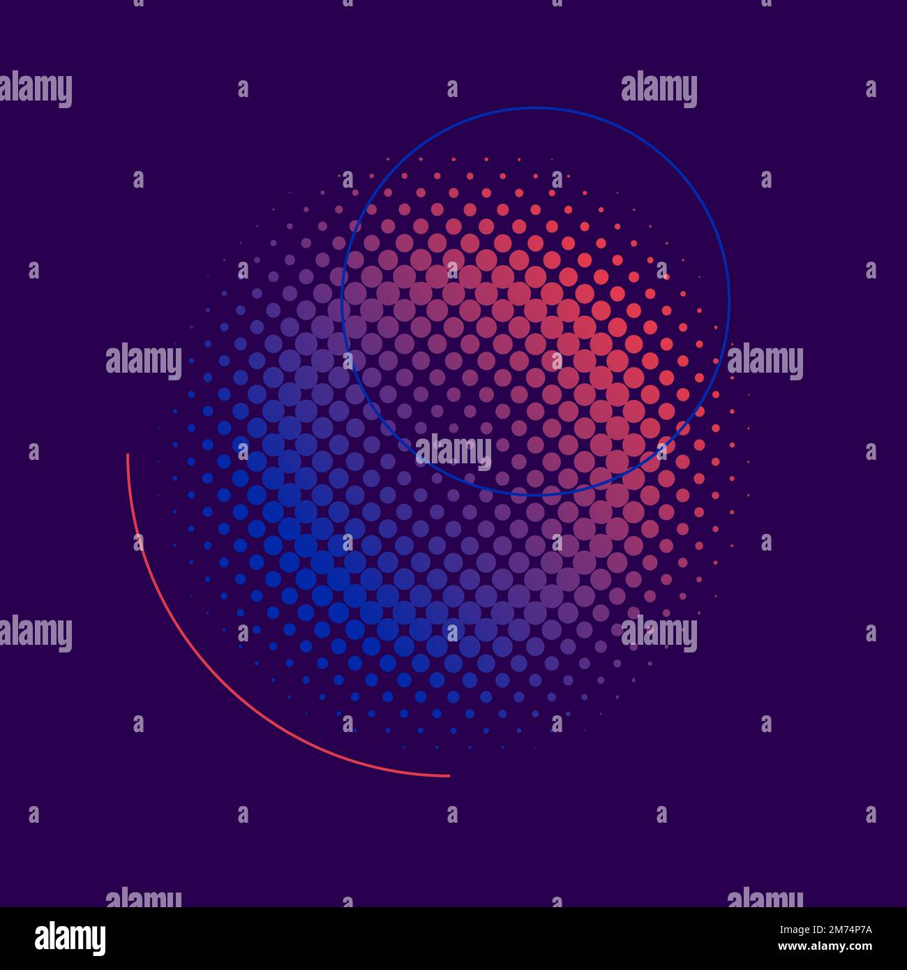 Purple and pink halftone badge vector Stock Vector Image & Art - Alamy