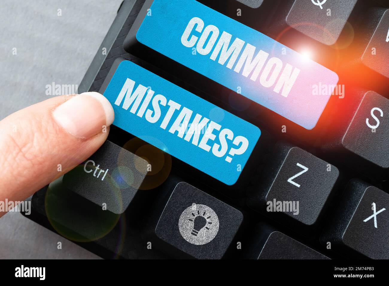 Conceptual display Common Mistakes. Conceptual photo repeat act or ...