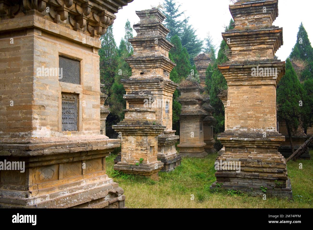 View of Shaolin Temple Scenic Spot Stock Photo - Alamy