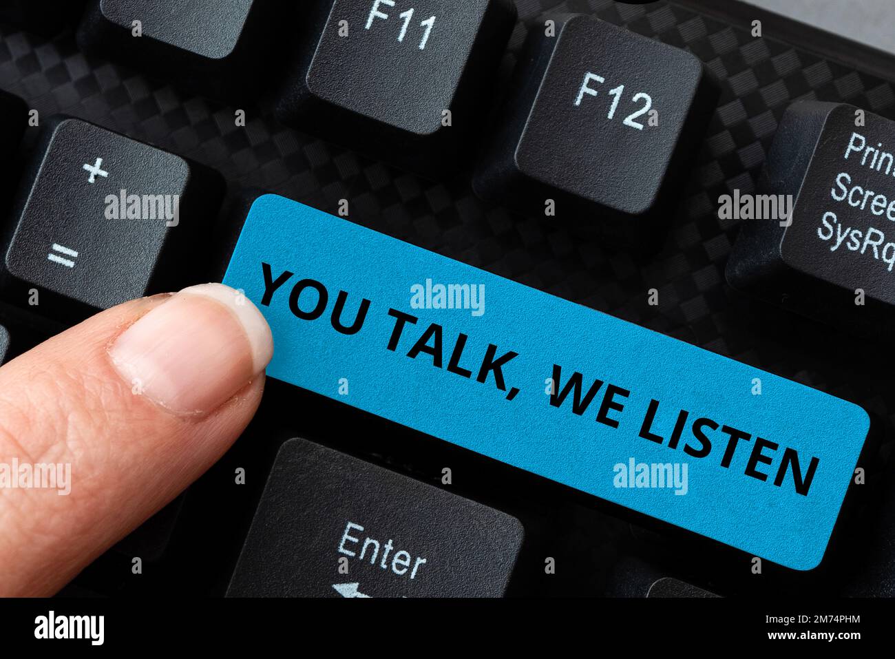 Text showing inspiration You Talk, We Listen. Business overview Two Way ... Text showing inspiration You Talk, We Listen. Business overview Two Way ...