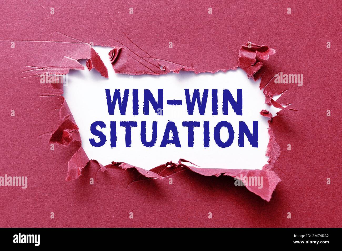 Inspiration showing sign Win Win Situation. Business approach situation ...