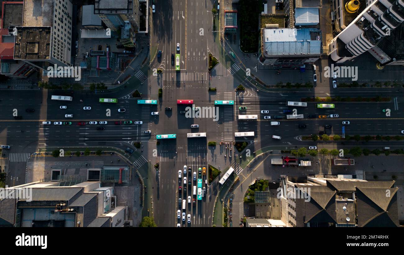 Xi'an aerial view hi-res stock photography and images - Alamy