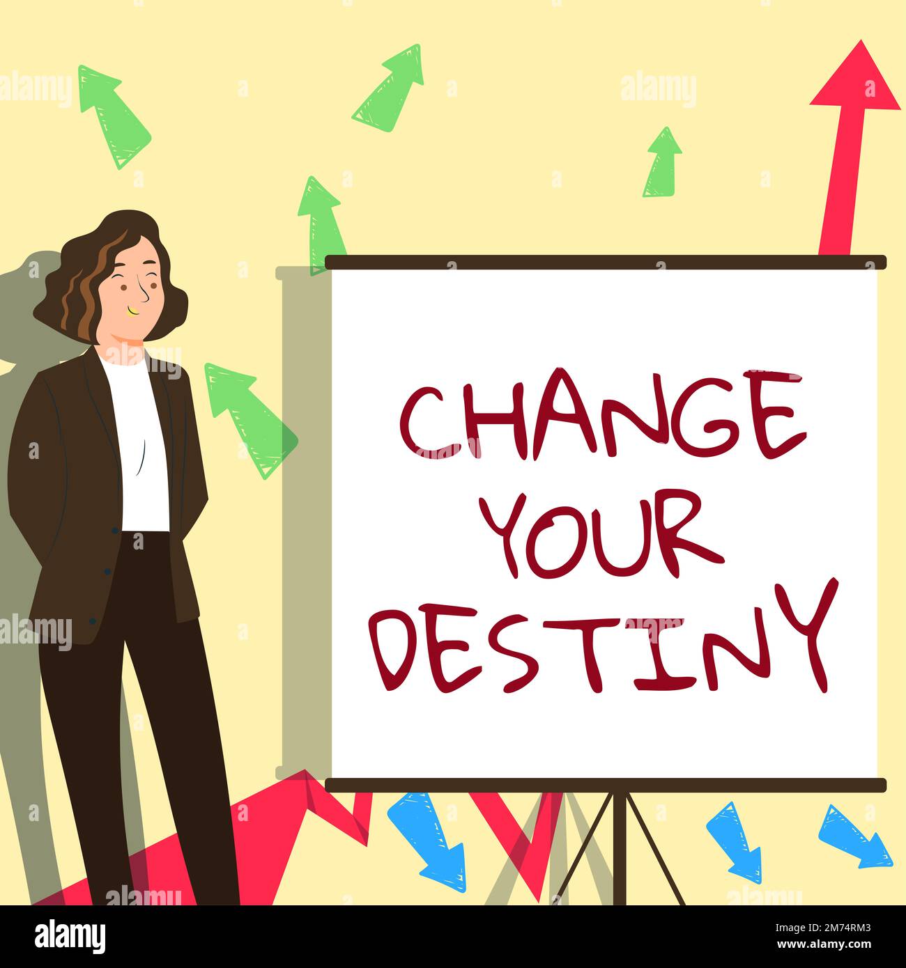 Sign displaying Change Your Destiny. Business overview Rewriting Aiming ...