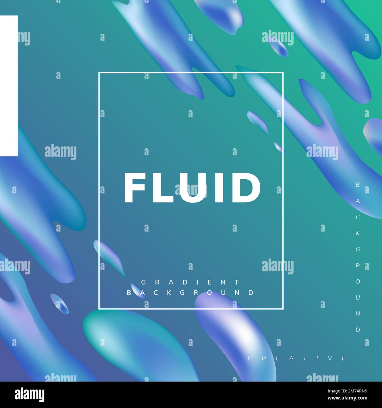Colorful fluid gradient background vector Stock Vector Image & Art - Alamy