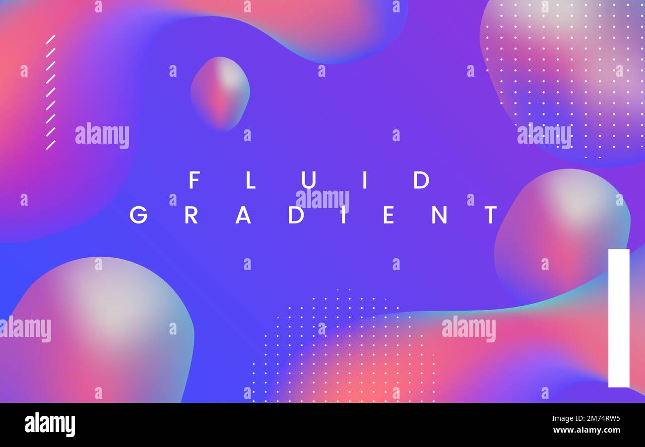 Colorful fluid gradient background vector Stock Vector Image & Art - Alamy
